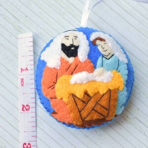 Felt Holy Family Felt Nativity Baby Jesus Mary Joseph - Etsy