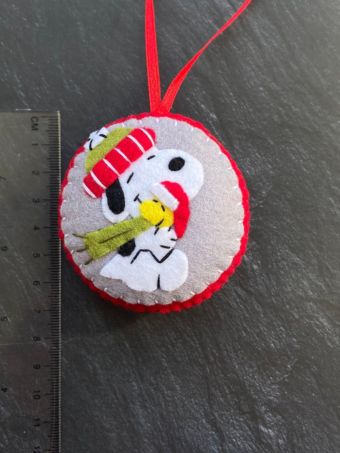 Snoopy Christmas Felt Ornament Christmas Decorations Snoopy - Etsy