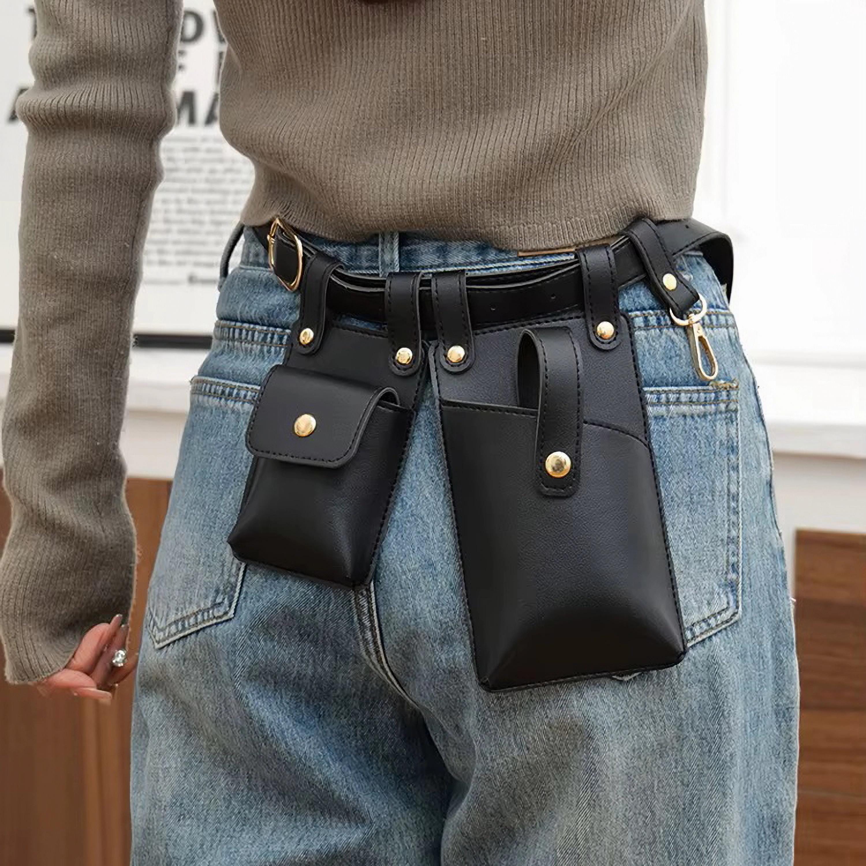 Leather Belt Bag Pattern: DIY Hip Bag Template (PDF & DXF) - Etsy