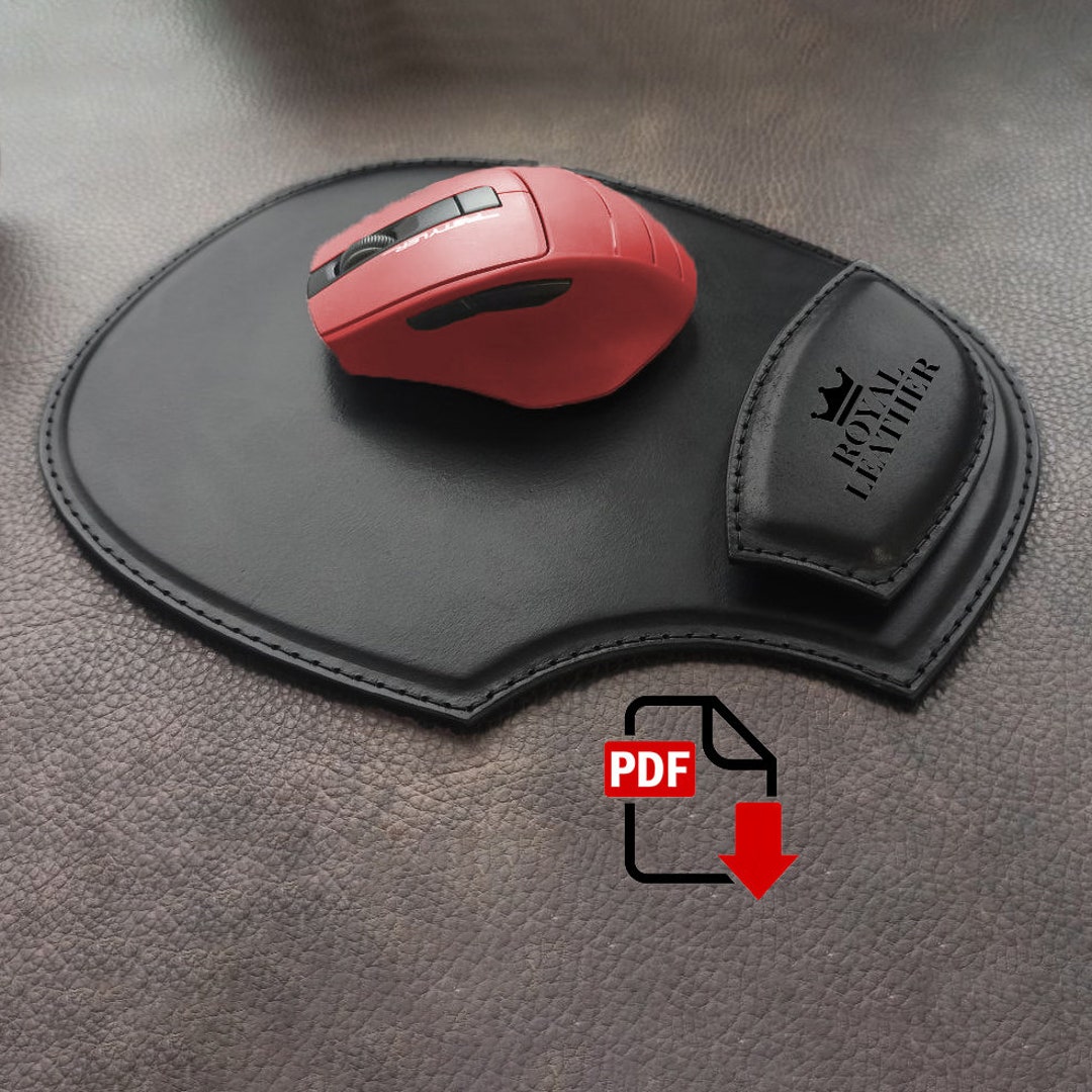 PDF Pattern Mouse Pad Template DIY Leathercraft - Etsy