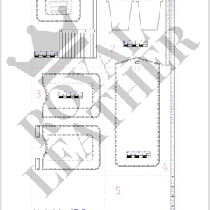 PDF Pattern Mini Bag Crossbody Flap Bag Template Leather Flap Phone ...