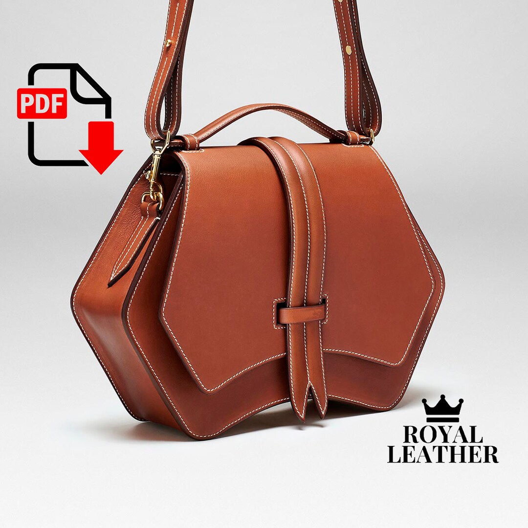 PDF Pattern Crossbody Top Handle Daily Shoulder Bag Template Female ...