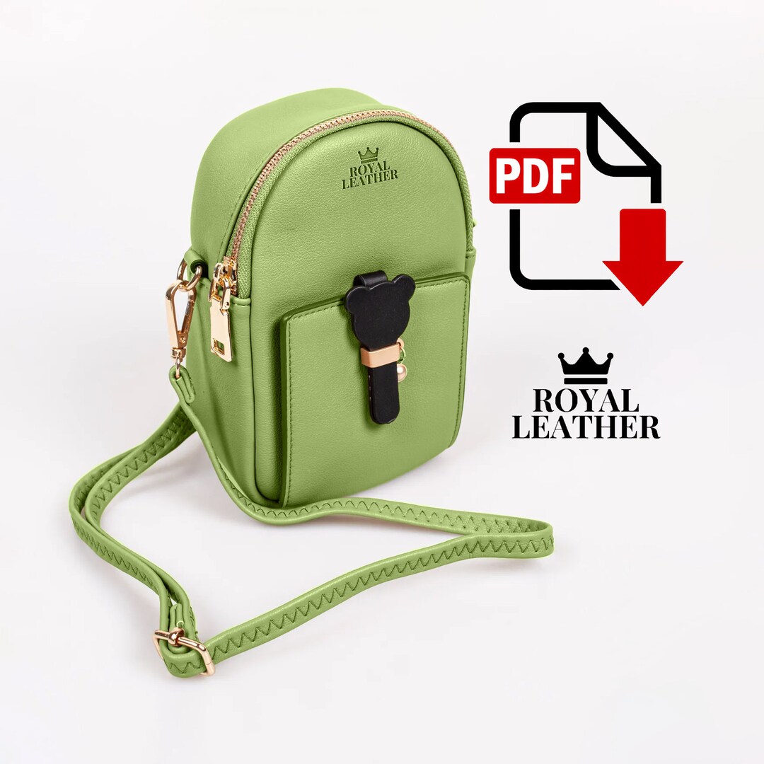 Leather Crossbody Bag PDF Pattern: Daily Shoulder Bag Template - Etsy