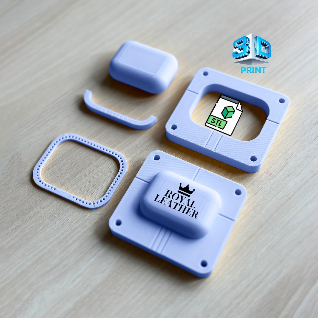 STL Mold Airpods Pro and Pro 2 Leather Case Print Digital STL - Etsy