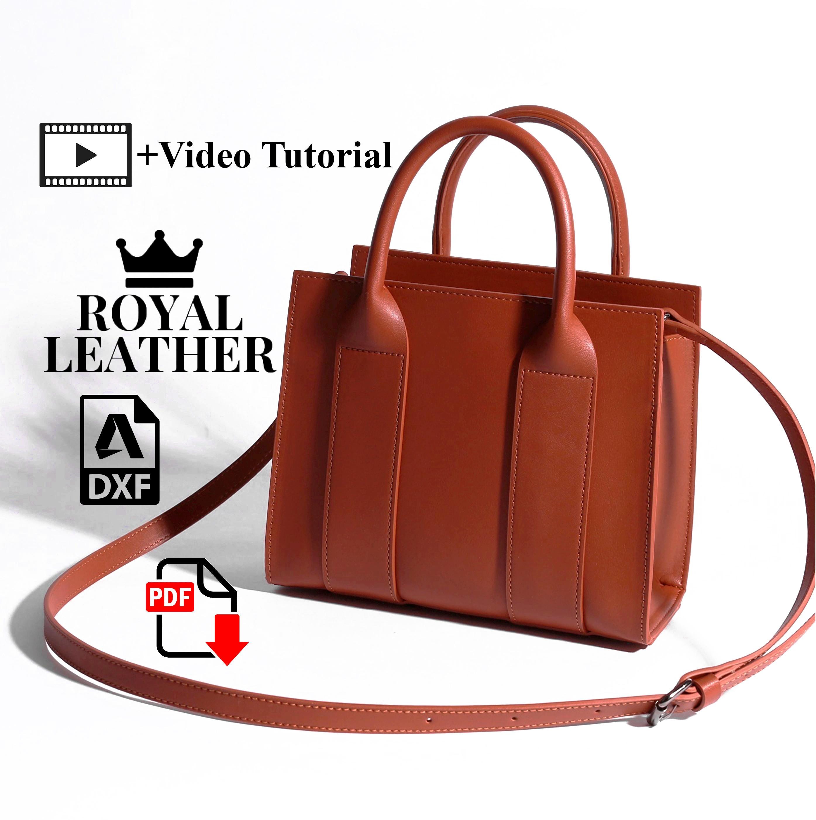 5-in-1 Leather Bag Pattern Bundle, PDF & DXF Laser Cut Templates ...