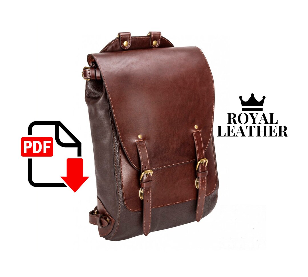 PDF Pattern City Backpack Capacity Template | Woman Backpack Template ...