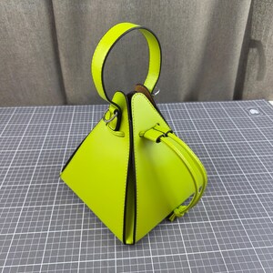 PDF & DXF Pattern Crossbody Bucket Bag Template Pyramid Shoulder ...