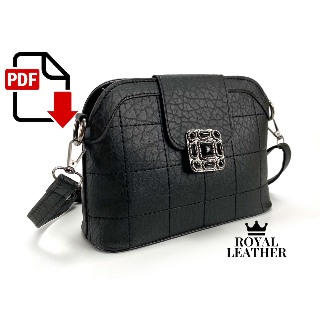 PDF Pattern Shoulder Bag Template | DIY Shell Crossbody Bag Template ...