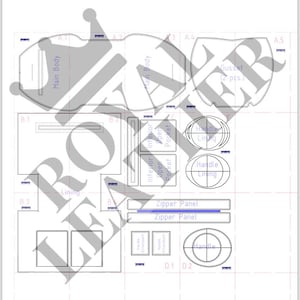 Leather Tophandle Bag Template: DIY Sewing Pattern With 3d-printed ...
