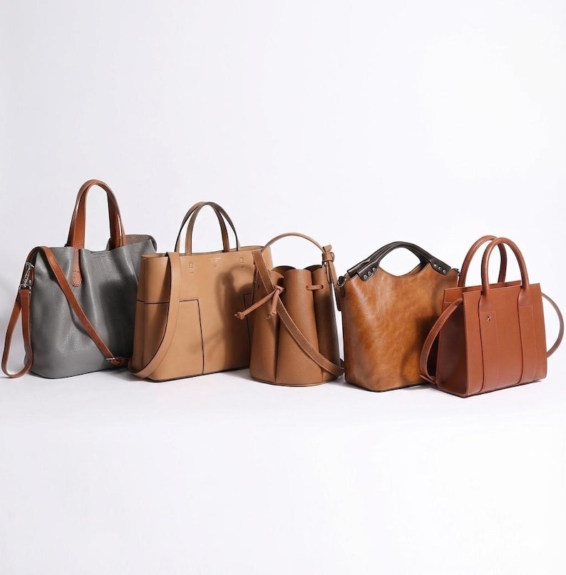 5-in-1 Leather Bag Pattern Bundle, PDF & DXF Laser Cut Templates ...