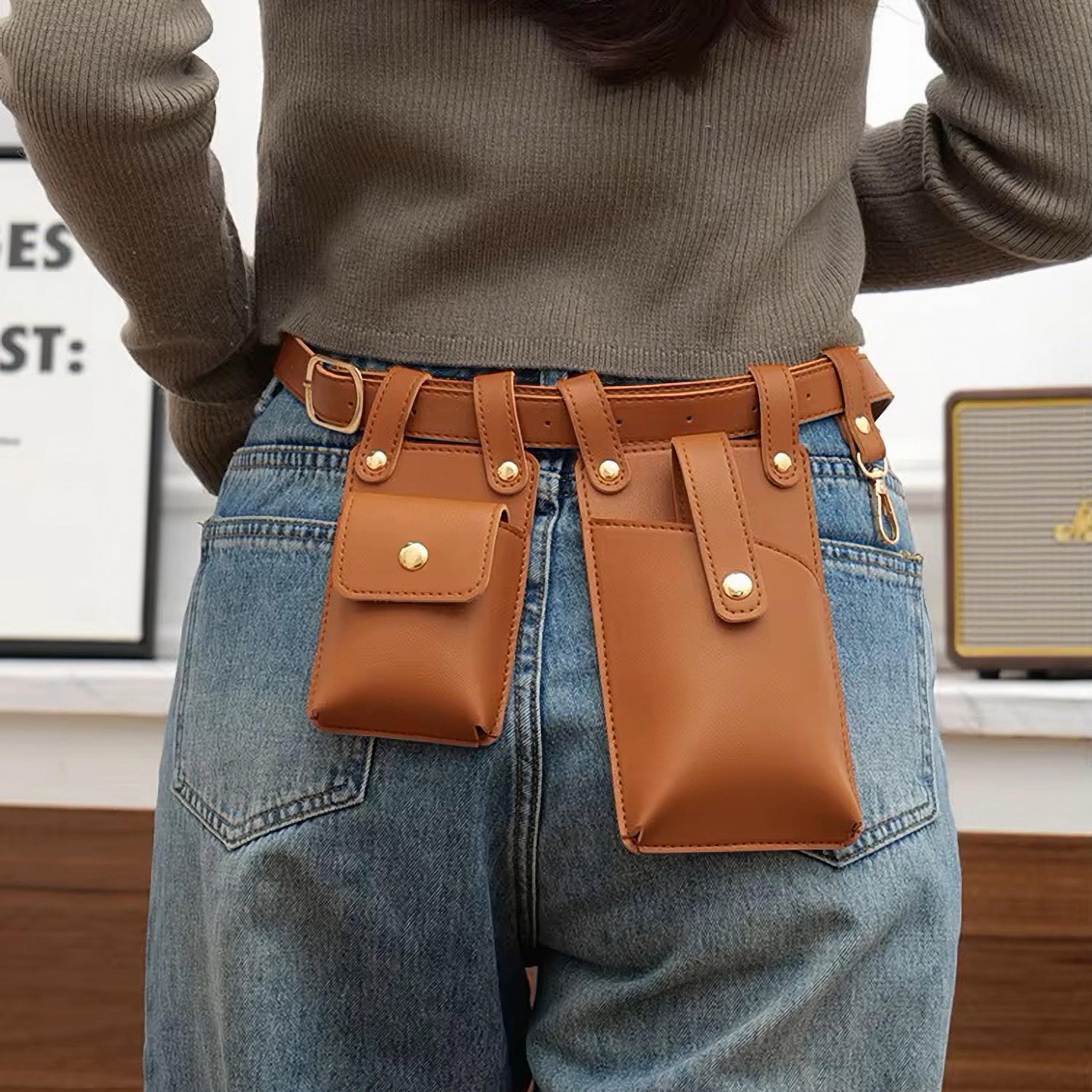 Leather Belt Bag Pattern: DIY Hip Bag Template (PDF & DXF) - Etsy