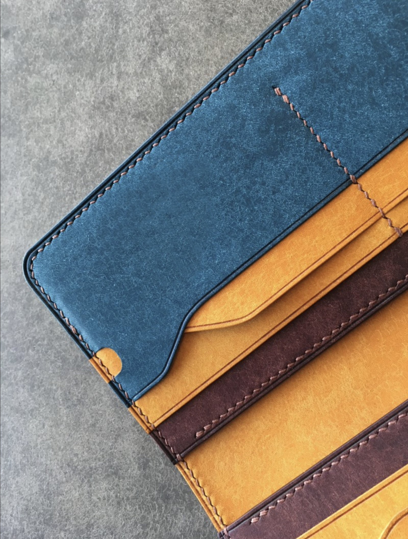 Leather Bifold Wallet PDF Pattern: Long Cardholder Template (A4) - Etsy