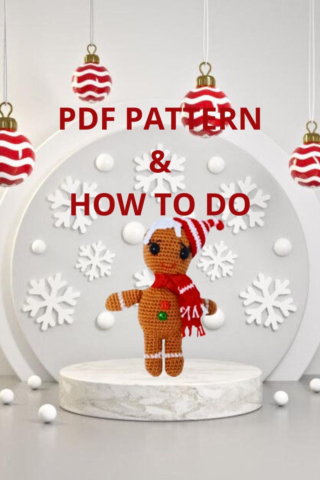 Festive Digital Crochet Pattern: Gingerbread Rag Doll Amigurumi - Etsy