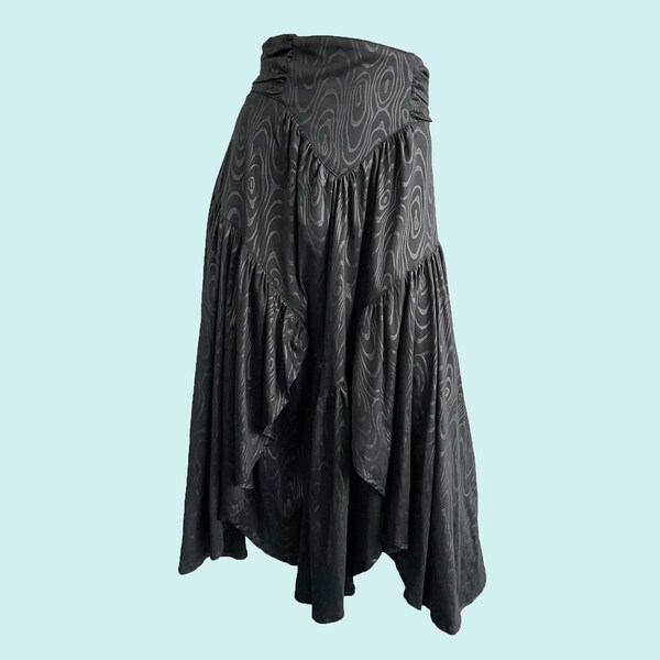 Gothic Ruffle Skirt - Etsy