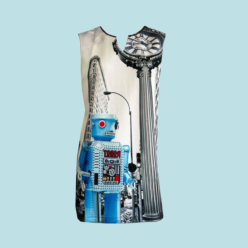 Robot Dress - Etsy