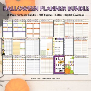 Halloween Planner Printable, Halloween Party Planning Kit, Halloween ...