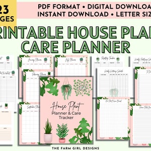 Garden Planner Printable Bundle, Gardening Journal, Seed Starter ...