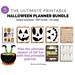Halloween Planner Printable, Halloween Party Planning Kit, Halloween ...