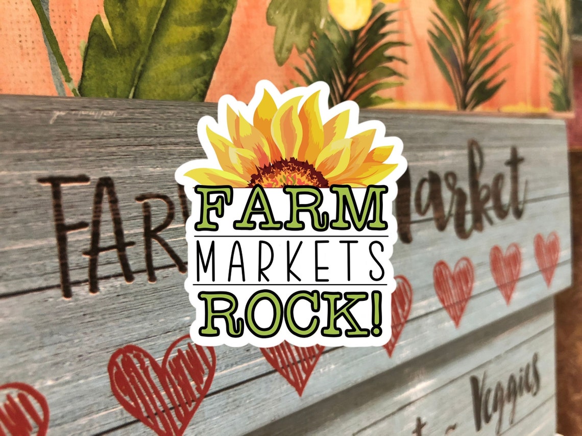 Farming Sticker Pack Support Local Farms Sticker Bundle No - Etsy