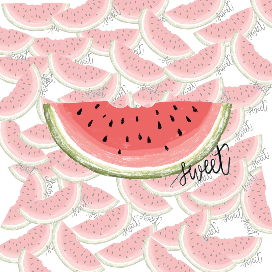 Watermelon Stickers, Fruit Stickers, Support Local Farms, Waterproof ...