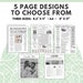 Editable Wedding Newspaper Program, Newsletter Canva Template, Wedding ...