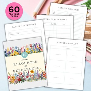 Cross Stitch Planner, Embroidery Planner, Craft Planner, Craft Project ...
