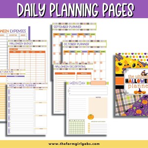 Halloween Planner Printable Halloween Party Planning Kit - Etsy