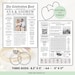 Editable Wedding Newspaper Program, Newsletter Canva Template, Wedding ...