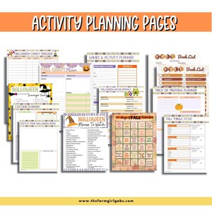 Halloween Planner Printable, Halloween Party Planning Kit, Halloween ...