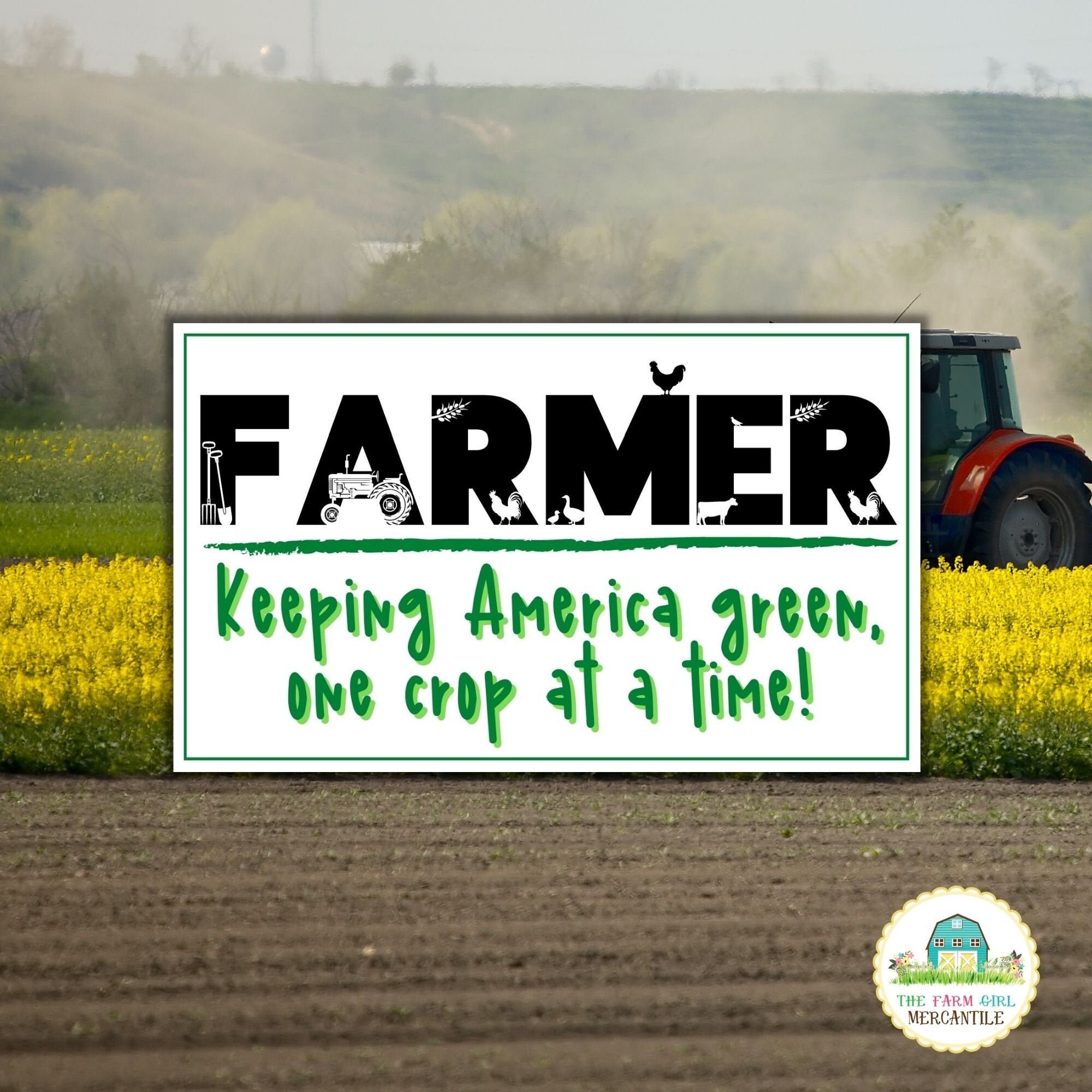Farmers Feed America Sticker Support Agriculture Sticker - Etsy