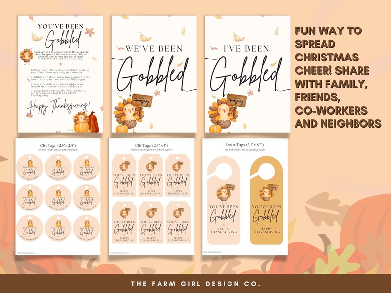 You've Been Gobbled Thanksgiving Game Printable We've - Etsy