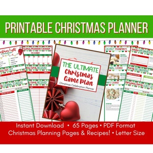 Ultimate Christmas Planner, Holiday Planner, Christmas Budget ...