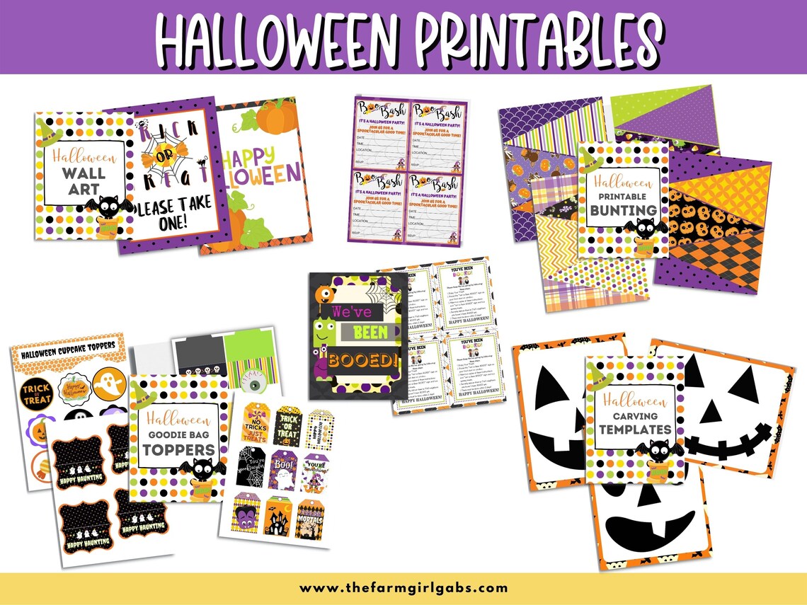 Halloween Planner Printable Halloween Party Planning Kit - Etsy