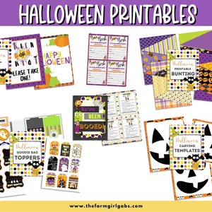 Halloween Planner Printable Halloween Party Planning Kit - Etsy