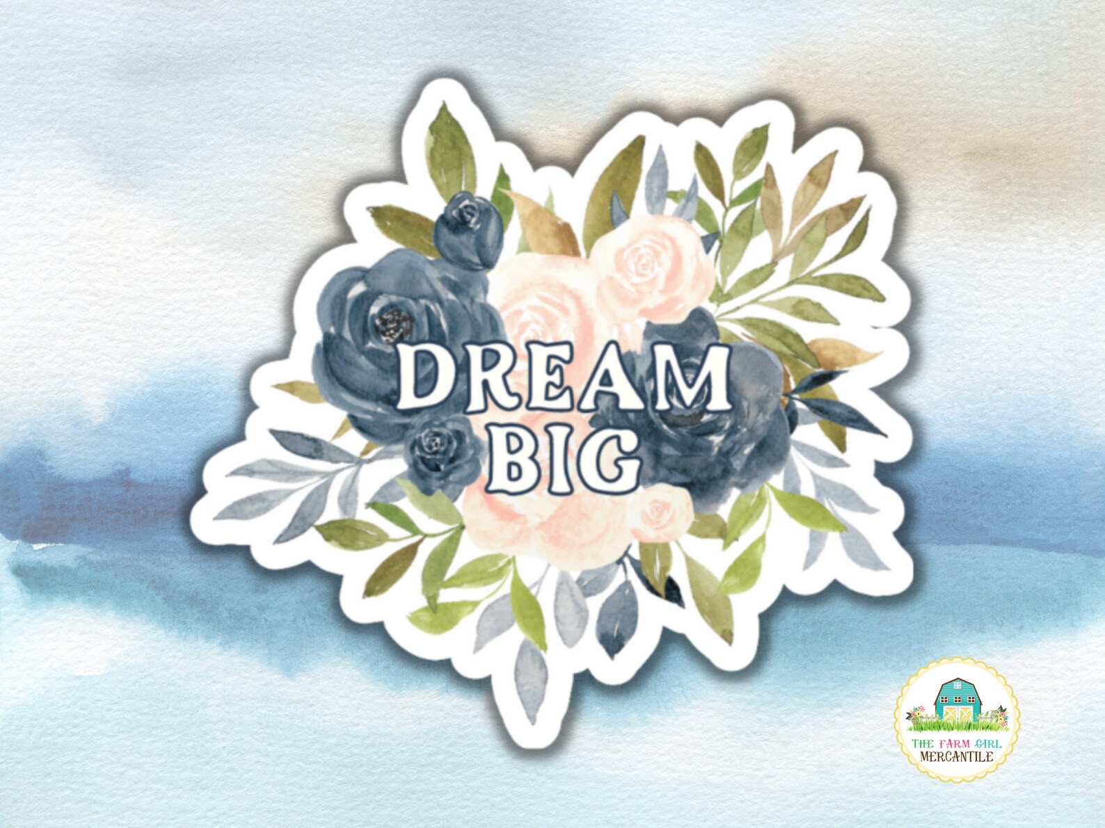Dream Big Sticker, Motivational Sticker, Daily Affirmation Sticker ...