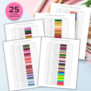 Cross Stitch Planner, Embroidery Planner, Craft Planner, Craft Project ...