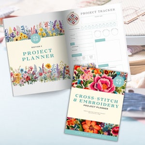 Cross Stitch Planner, Embroidery Planner, Craft Planner, Craft Project ...