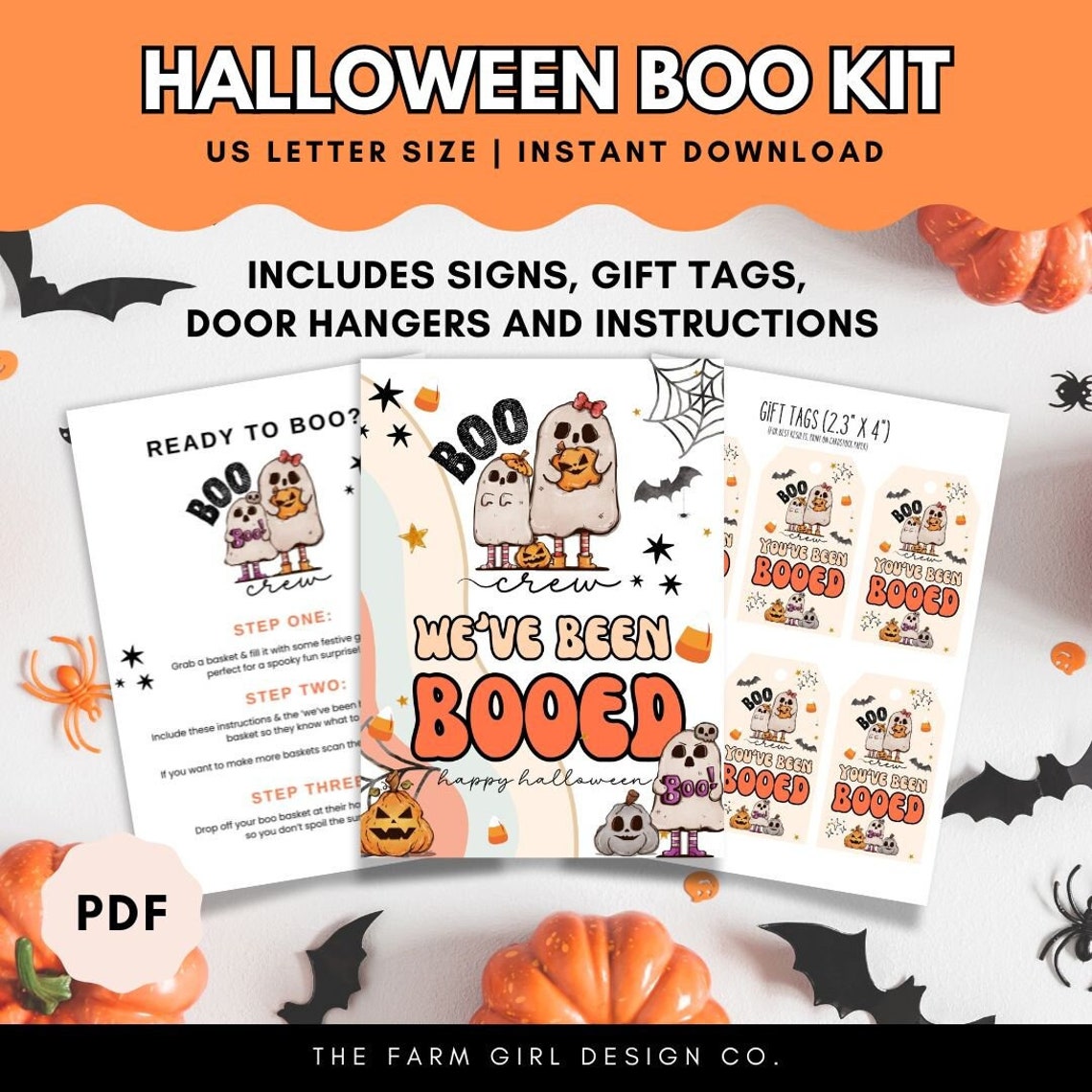 You've Been Booed, We've Been Booed, Halloween Printable, Halloween ...