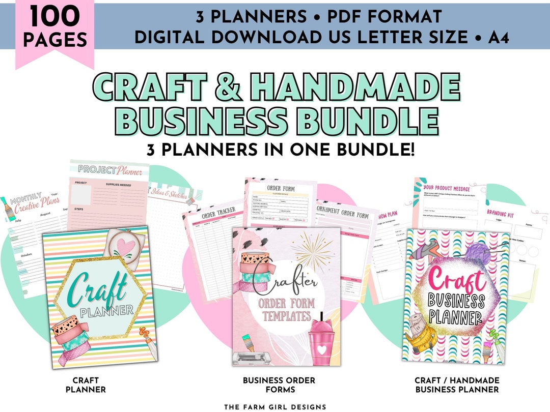 Craft Project Binder, Craft Business Planner, Craft Show Planner ...