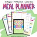 Meal Planner, Printable Meal Planning Bundle, Menu Planner Recipe Book ...