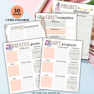 Craft Project Binder, Craft Planner, Craft Project Planner PDF, Craft ...