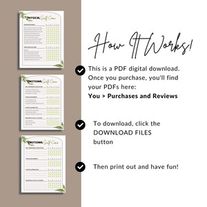 Self Care Checklist Bundle, Self Care Tracker, Self Care Challenge ...