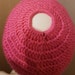 Handmade Pink Messy Bun Hat - Etsy