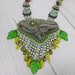 Dragon Face Embroidered Necklace Beads Jewelry Beadwork - Etsy