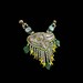 Dragon Face Embroidered Necklace Beads Jewelry Beadwork - Etsy