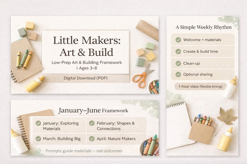 Little Makers: Art & Build | Low-prep Art + Building Framework for Ages ...