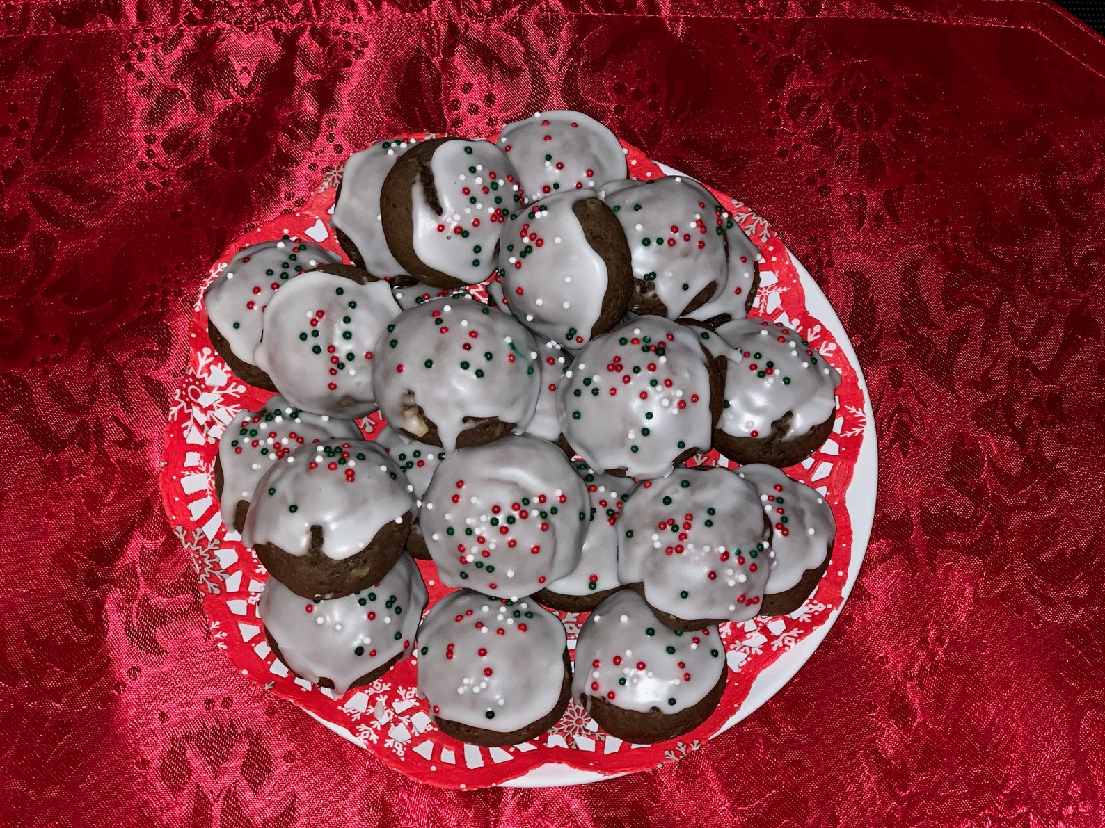 Chocolate Spiced Iced Cookies | Etsy