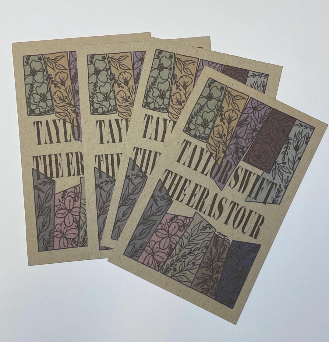 The Eras Tour, Taylor Inspired Poster Print on Cardstock Paper, 3x5in ...