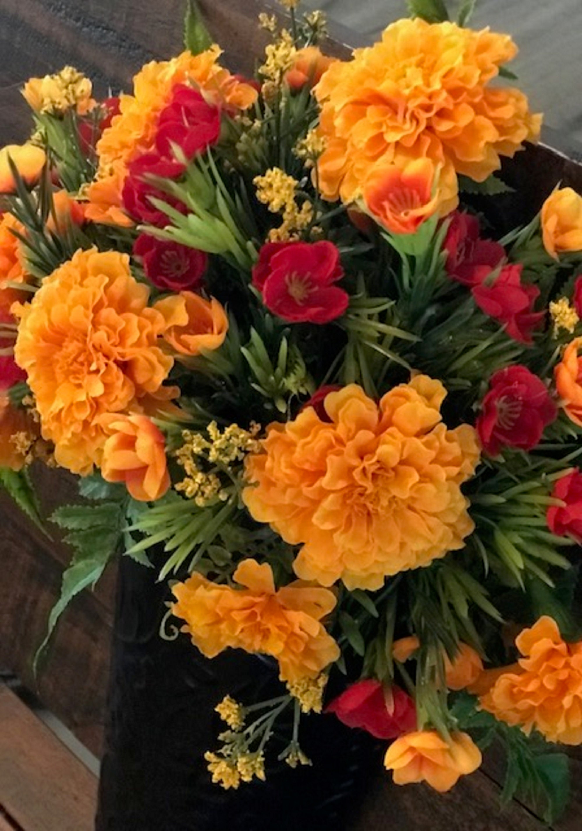 Wall Flower Arrangement Wall Flower Decor Sconce With - Etsy