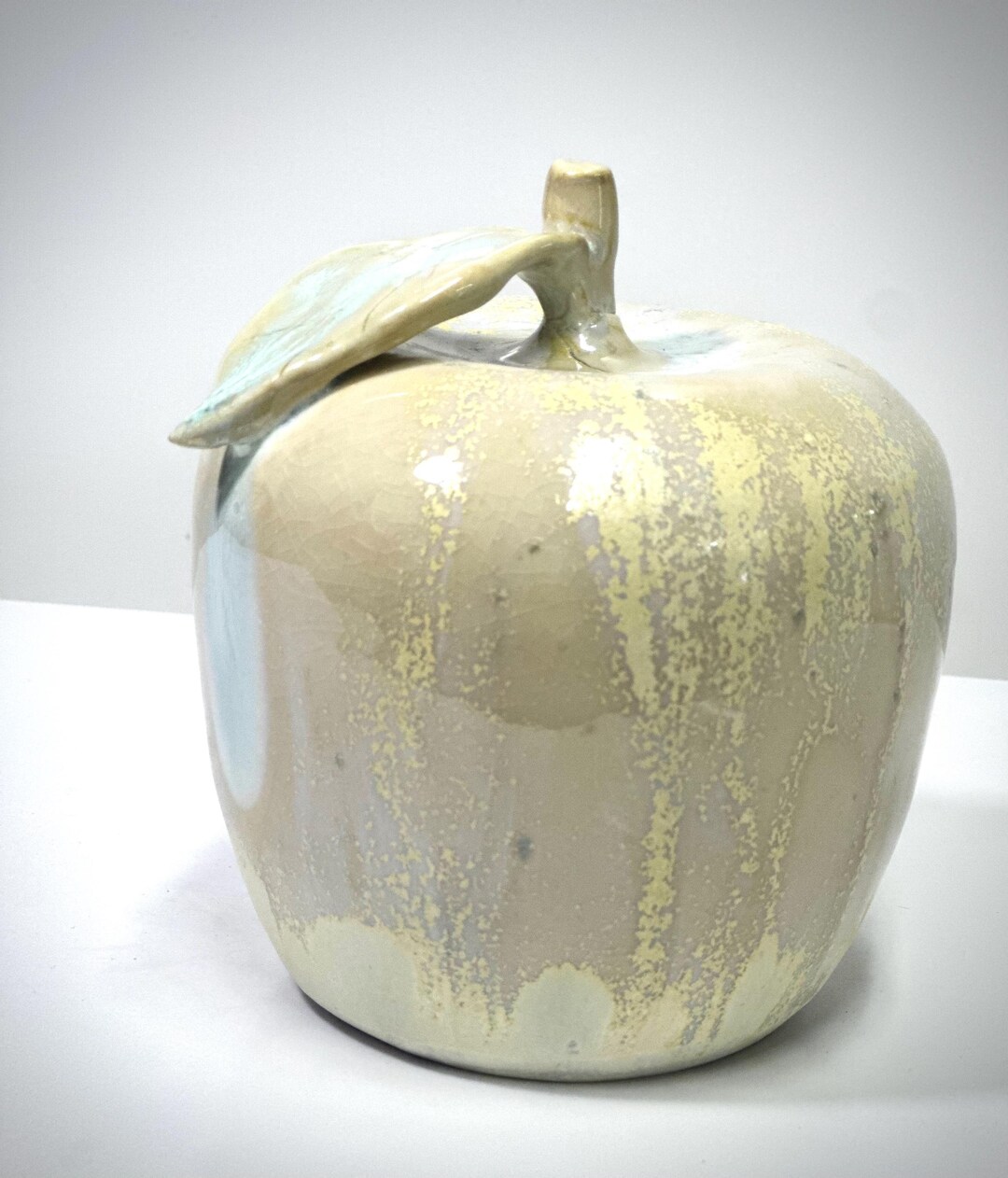 Large Ceramic Apple | Home Accents - Etsy